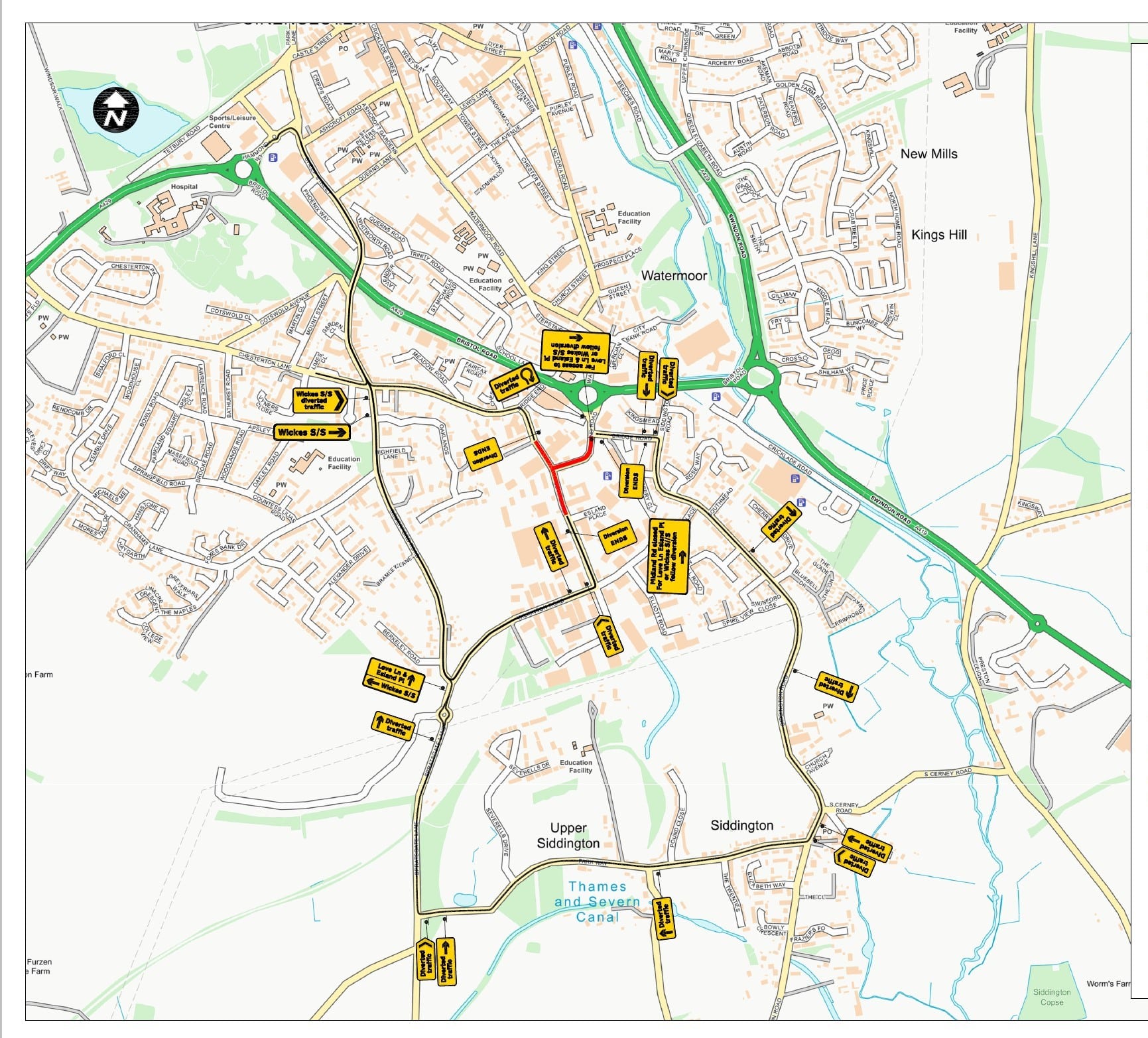 Fire Station Roundabout and Midland Road Love Lane Junction. Update No ...